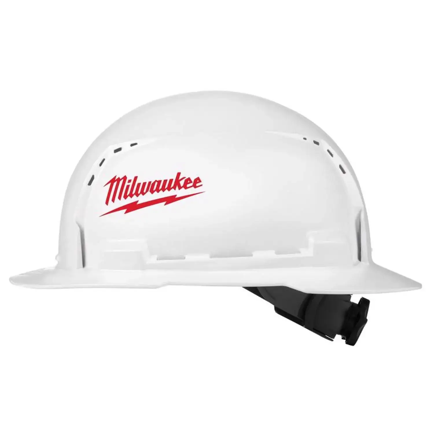 Milwaukee BOLT 4-Point Ratchet Type 1 Class C Full Brim Hard Hat White ...